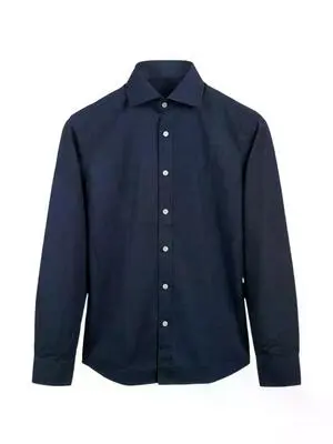 BASTONCINO Long-sleeve Button-down Shirt - Blue