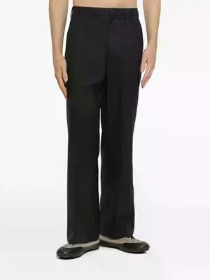 MAISON MARGIELA Tailored Pressed Crease Wool Trousers