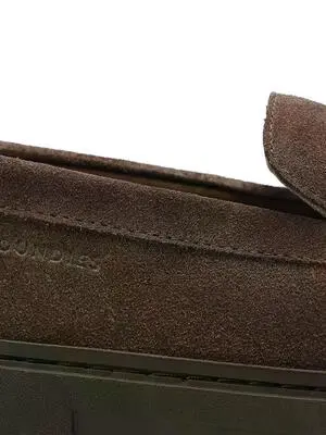 GROUNDIES Suede Slip-on Loafers