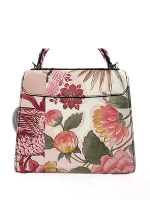 FERRAGAMO Floral Print Gancini Handbag