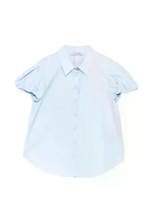 Dice Kayek Puff-sleeve Shirt - Blue