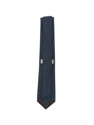 Canali Micro-pattern Silk Tie