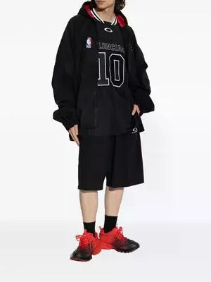 Balenciaga X Nba Logo Shorts - Black