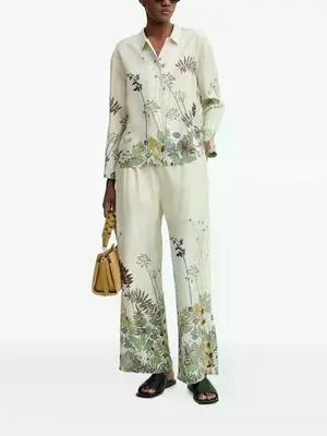 Munthe Faiza Floral-print Long-sleeved Shirt