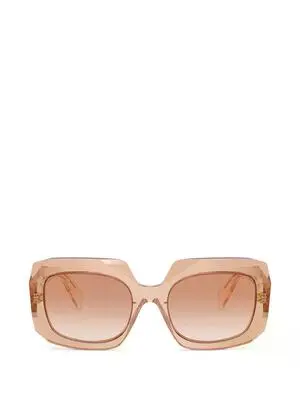 Prada Squared-frame Sunglasses - Neutrals