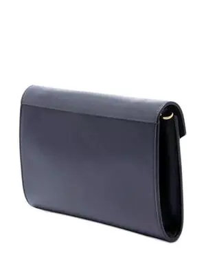 Celine 2018 Bicolor Leather Pocket Envelope Wallet On Chain Crossbody Bag