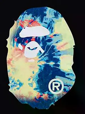 A BATHING APE Tie Dye Ape Head T-shirt