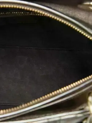 Dior Lambskin Cannage Lady Satchel - Silver