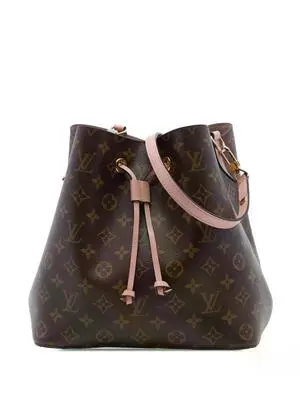 LOUIS VUITTON 2018 Monogram Neonoe Mm Bucket Bag - Brown