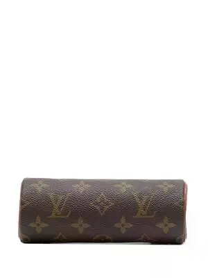 LOUIS VUITTON Monogram Canvas Papillon Pochette Handbag - Brown