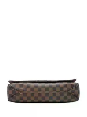 LOUIS VUITTON 2016 Damier Ebene District Mm Crossbody Bag - Brown