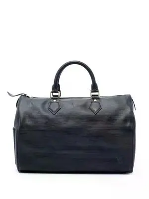 LOUIS VUITTON Epi Speedy 35 Boston Bag - Black