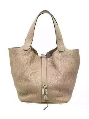 Hermès 2011 Clemence Picotin Lock 18 Handbag - Neutrals
