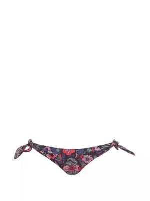 Isabel Marant Étoile Sukie Floral-motif Bikini Bottoms - Black