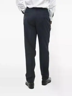 Corneliani Belt-loop Wool Trousers