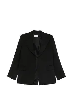 Max Mara Sportmax Tenace Peak-lapel Single-breasted Blazer