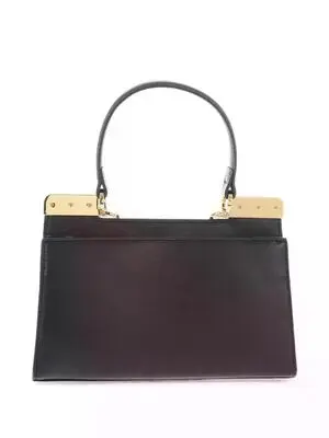 Moschino Logo Plaque Tote Bag