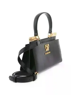 Moschino Logo Plaque Tote Bag