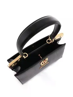 Moschino Logo Plaque Tote Bag