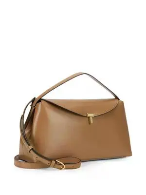 TOTEME T-lock Leather Tote Bag
