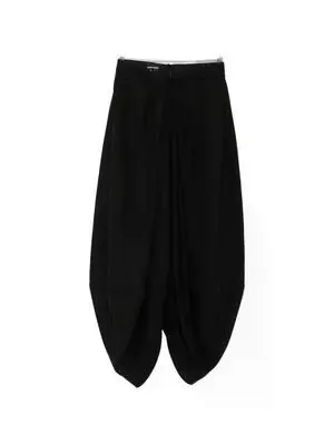Giorgio Armani Draped Midi Skirt - Black
