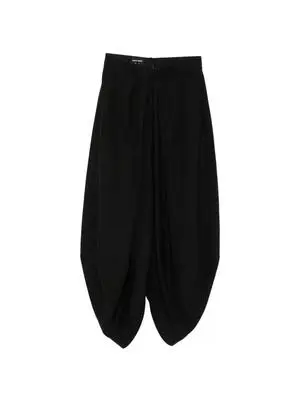 Giorgio Armani Draped Midi Skirt - Black