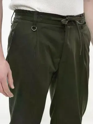 PAOLO PECORA Drawstring-fastening Pleated Trousers