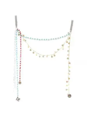 Dsquared2 Shell And Resin Chain Necklaces - Gold