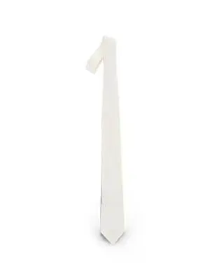 Corneliani Silk Jacquard Tie - White
