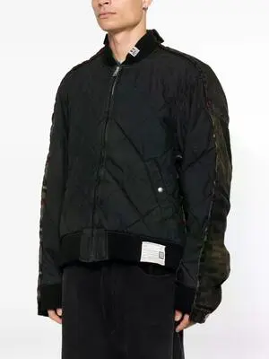 Mihara Yasuhiro Quilted Paneled Denim Jacket