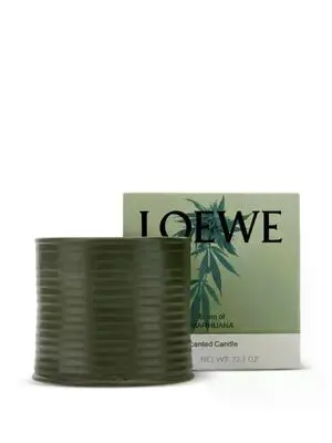 Loewe Ribbed-effect Scented Candle - Green