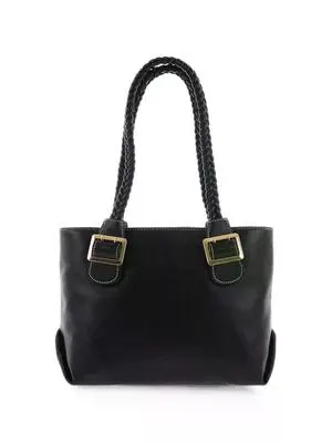 Moschino Braided-handle Shoulder Bag With Contrast Stitching