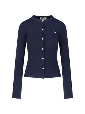Alexander Wang Button Cardigan - Blue
