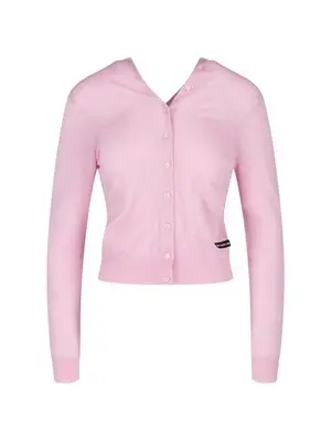 Alexander Wang Wool Button Cardigan - Pink