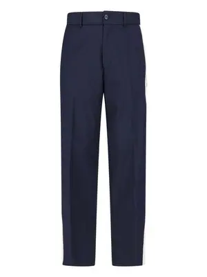 Moncler Tailored Logo Pants - Blue