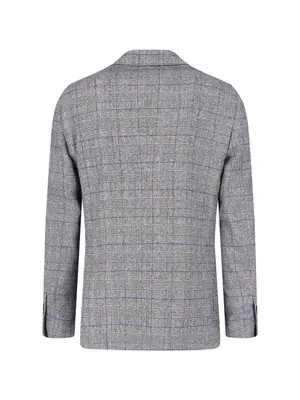 LARDINI Single-breasted Blazer In Virgin Wool Blend