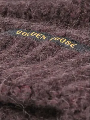 GOLDEN GOOSE Alpaca Blend Beanie With Logo Tag