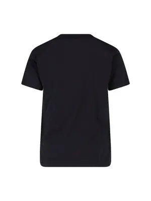 GOLDEN GOOSE Cotton Logo T-shirt - Black