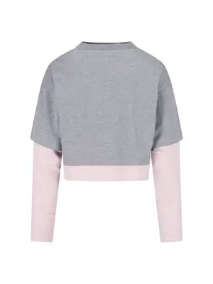 Miu Miu Cropped Cotton T-shirt