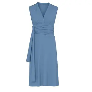 Casual V-Neck Wrap Dresses