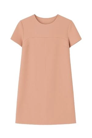 CONQUISTA Conquista Sack Dress In Crepe Fabric