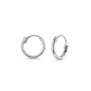 SPERO LONDON Sterling Essential Hoop Earrings - Silver