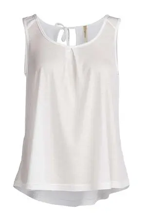 CONQUISTA Round Neck Sleeveless Top