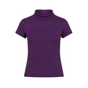 CONQUISTA Short Sleeve Mauve Top - Purple