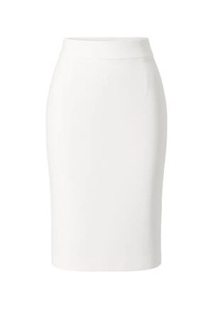 CONQUISTA Pencil Skirt - White