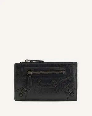 Balenciaga Le City Long Card Holder - Black