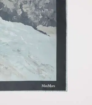 Max Mara Silk Printed Square Scarf