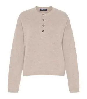 Max Mara Wool-cashmere Sweater - Beige