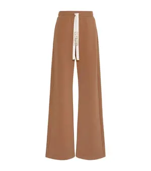 Max Mara Jersey Wide-leg Sweatpants