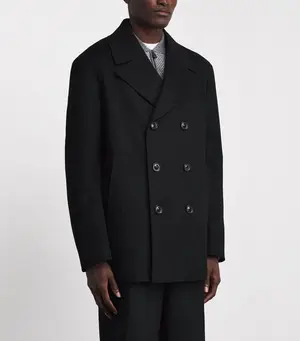 Canali Wool-cashmere Pea Coat